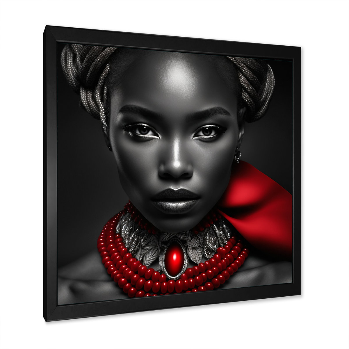 Mercer41 the Lady with the Red Ruby III - Print on Canvas & Reviews | Wayfair